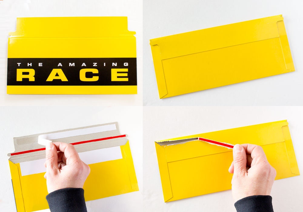 Amazing Race Yellow Tear-strip Envelopes Set of 10 - Etsy