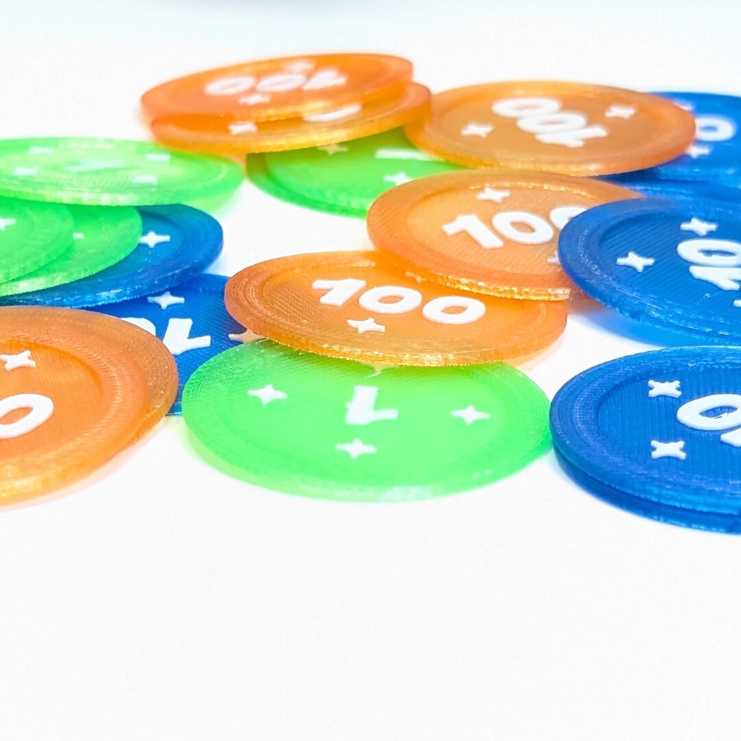 Place Value Coins, Math Manipulatives, Homeschool Kindergarten Learning ...