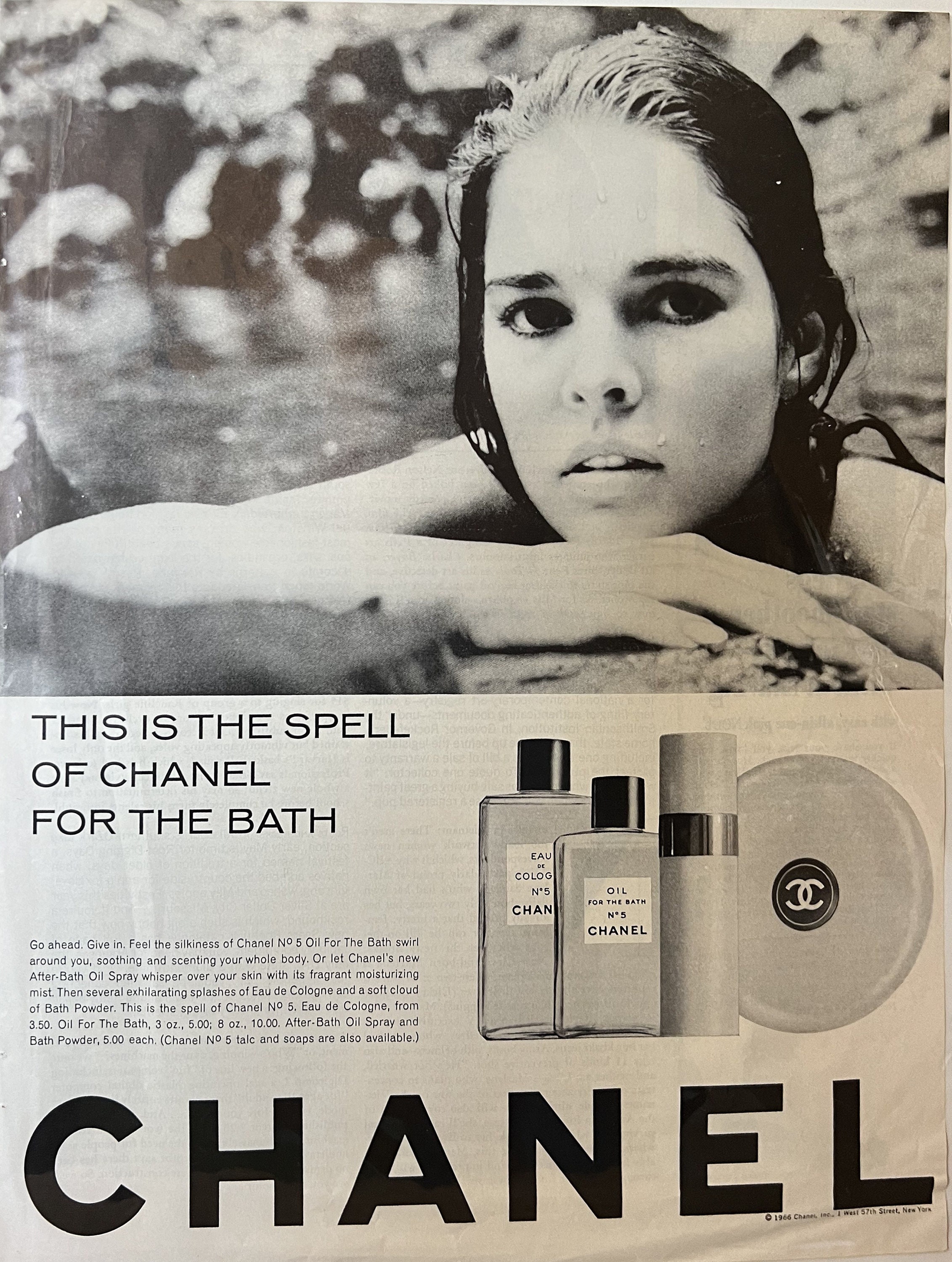 Vintage Chanel Ad Poster