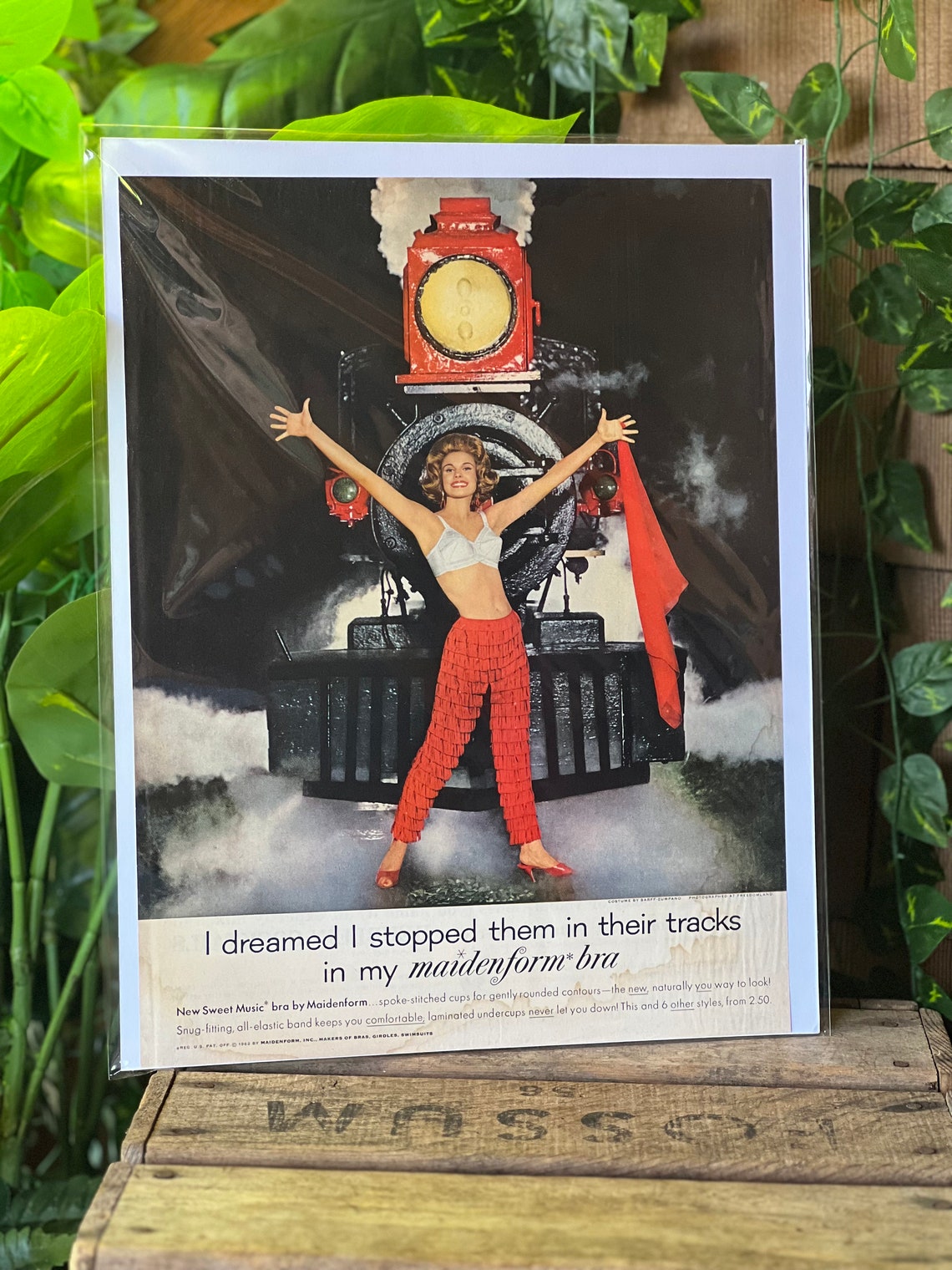1962 Maidenform Bra Advertisement - 10x13 Inches, I Dreamed, Steam ...