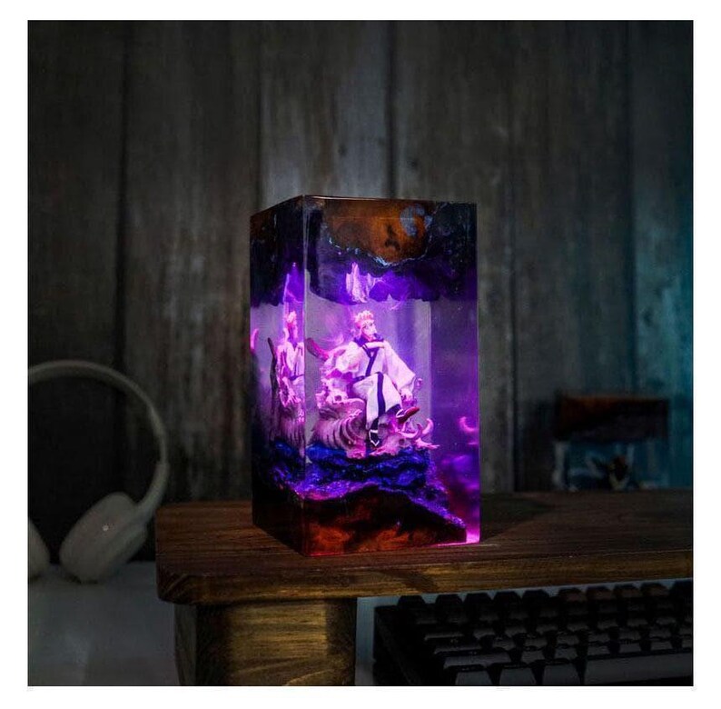 Sukuna Jujutsu Kaisen Sorcerer Anime Resin Lamp Handmade Figure ...