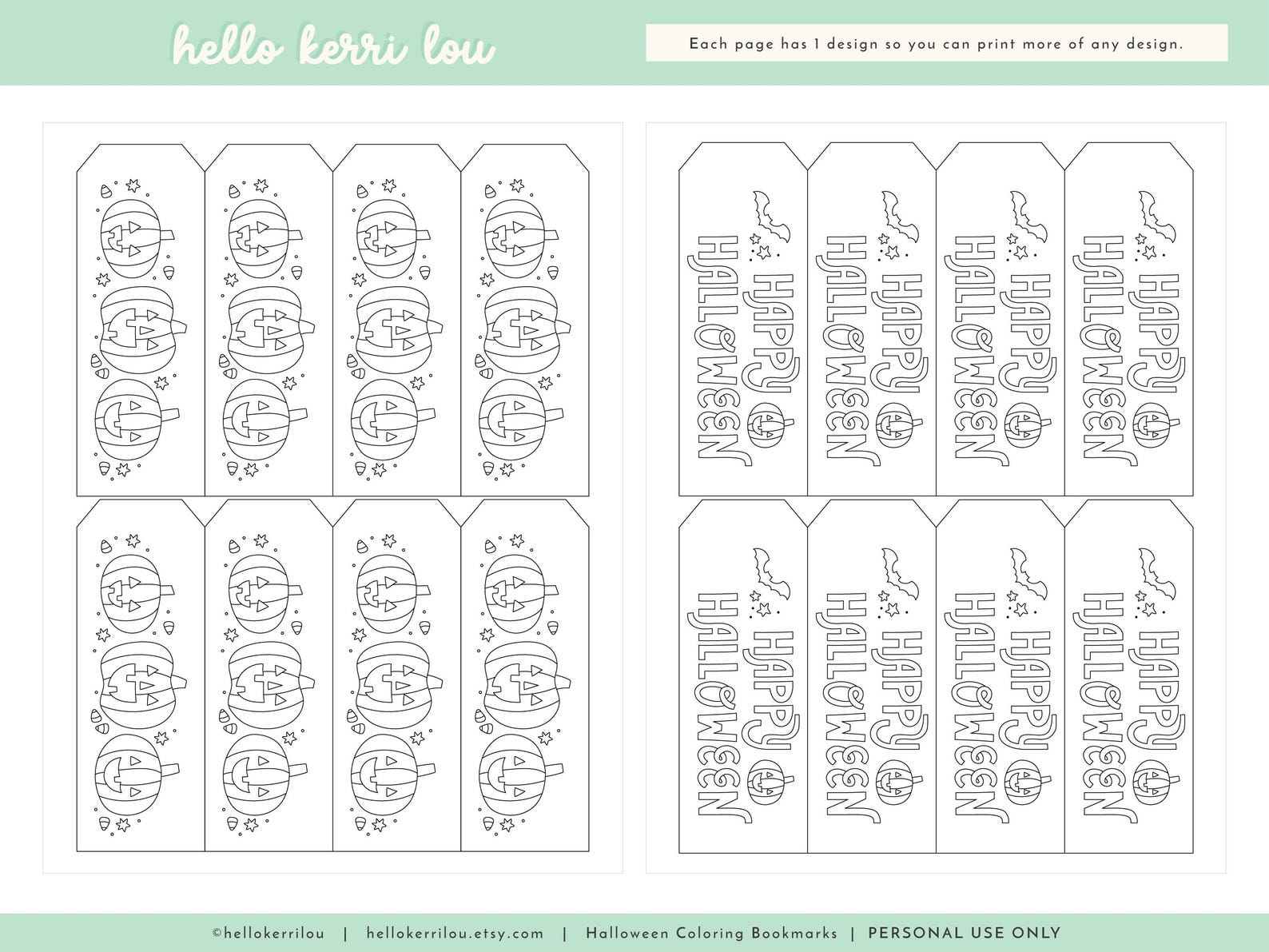 Reading Printable Coloring Bookmarks for Adults & Kids, Library Gifts ...