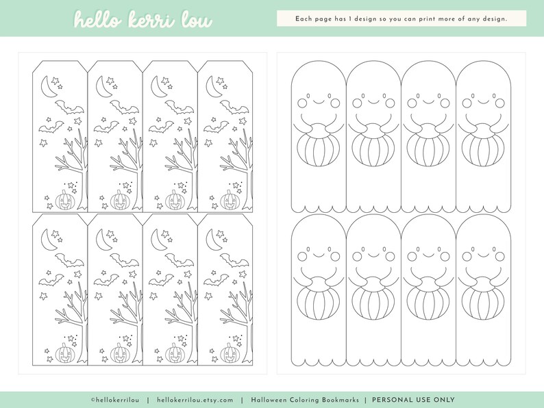 Reading Printable Coloring Bookmarks for Adults & Kids, Library Gifts ...