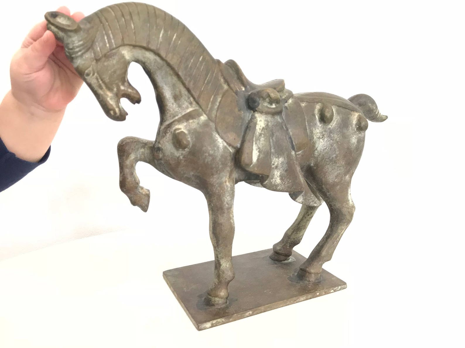 Vintage Bronze Chinese Tang Dynasty Horse Statue - Etsy
