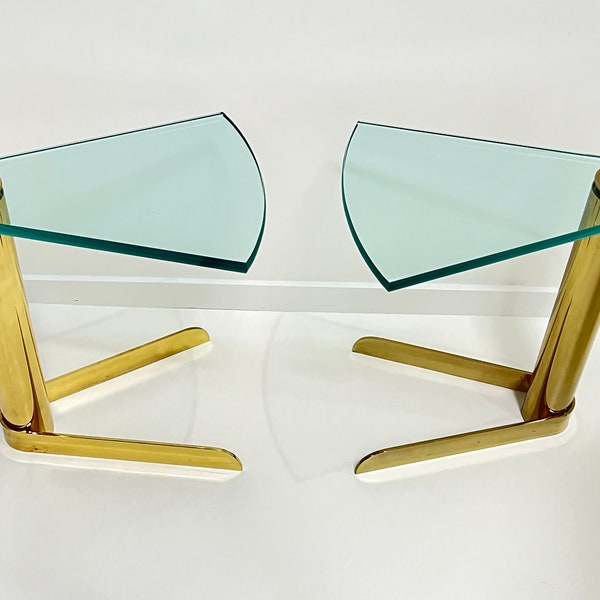 Pace Collection Glass Table - Etsy