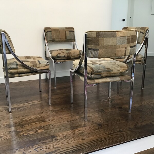 Chrome Dining Chairs - Etsy