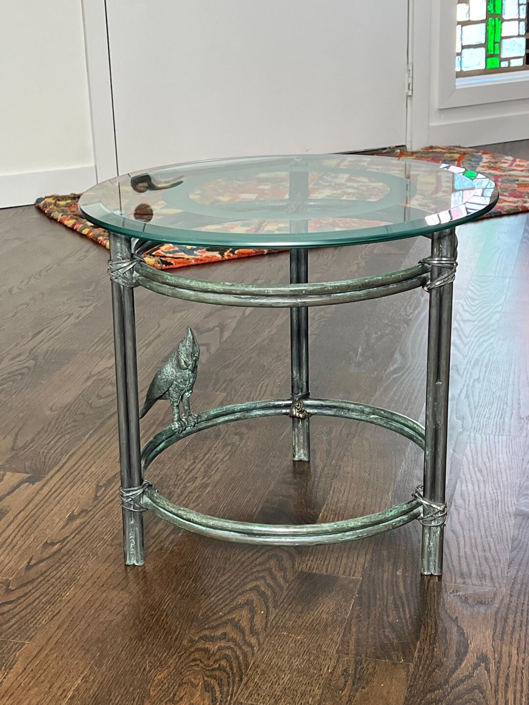 Beautiful Bronze Cockatoo Sode Table in Style of Diego Giacometti - Etsy