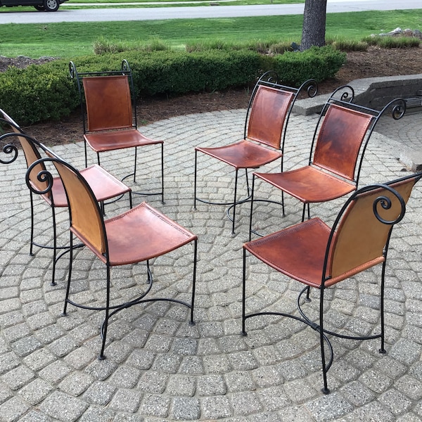 Wrought Iron Chairs - Etsy