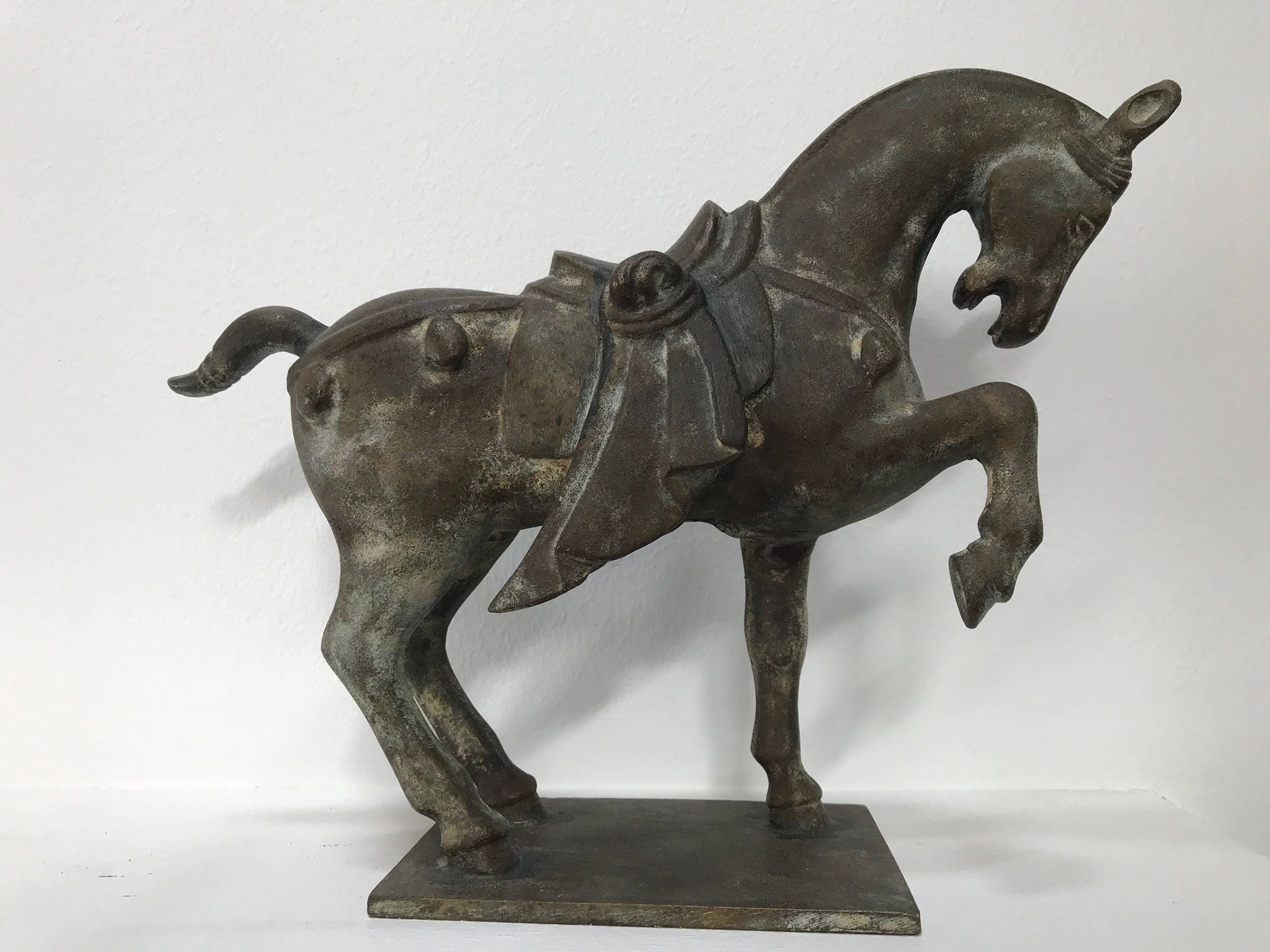 Vintage Bronze Chinese Tang Dynasty Horse Statue - Etsy