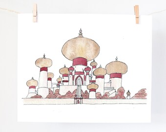 Aladdin Castle Art - Etsy