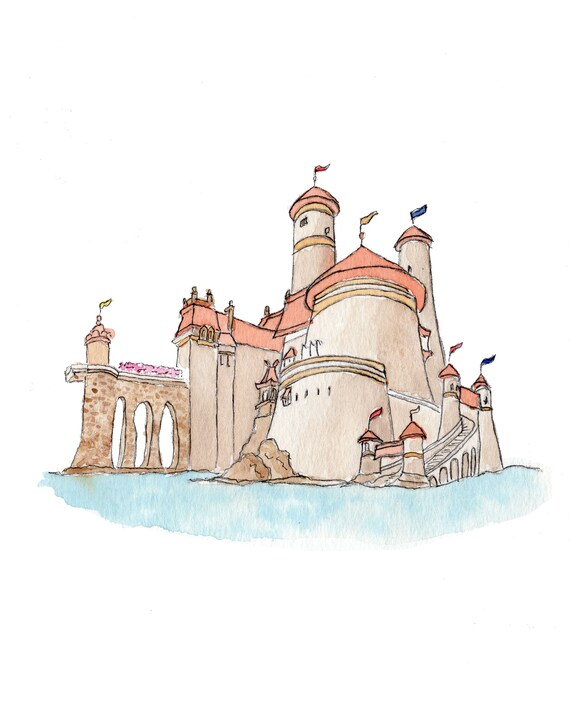 Little Mermaid Ariel Castle