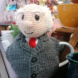 Michael D Higgins Teapot Cosy/ Knitted Teapot Cosy/ Michael Tea Higgins ...