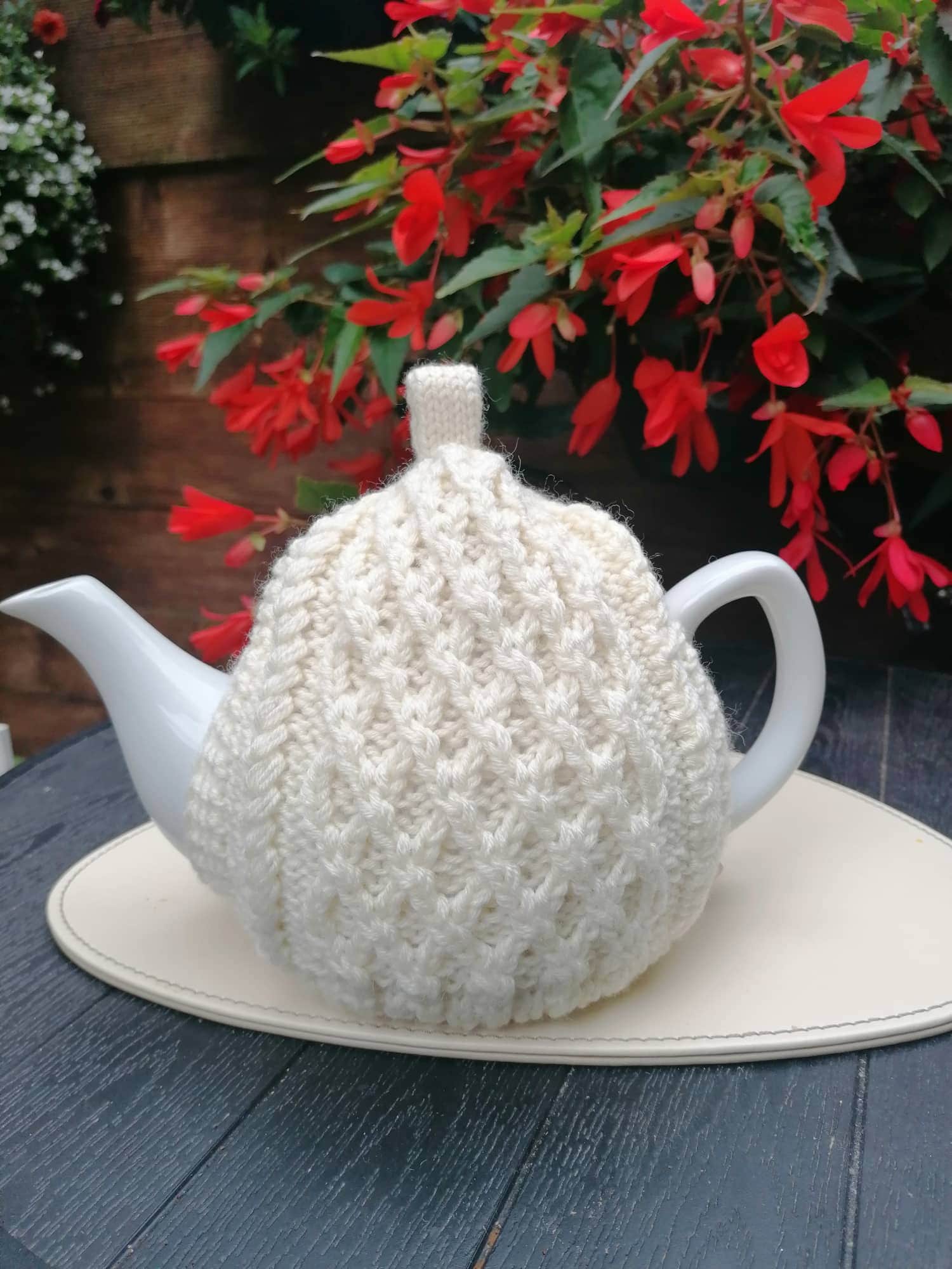 Aran Teapot Cozy / Wool Teapot Cozy / Hand Knitted Tea Cosy - Etsy