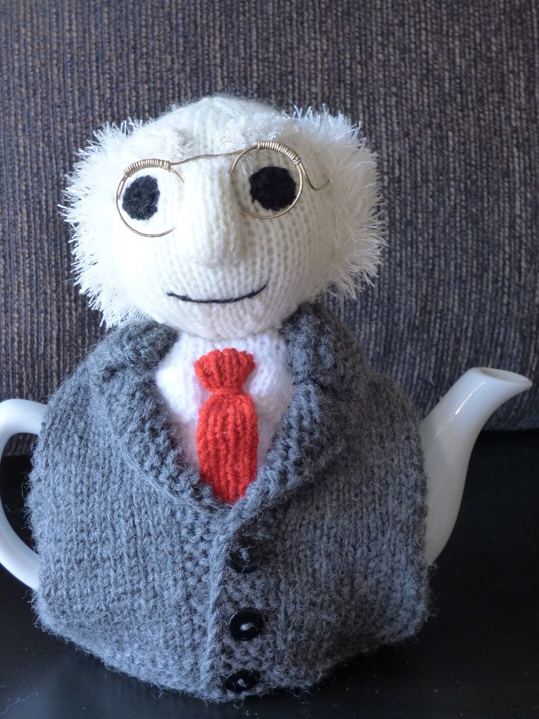 Michael D Higgins Teapot Cosy/ Knitted Teapot Cosy/ Michael Tea Higgins ...