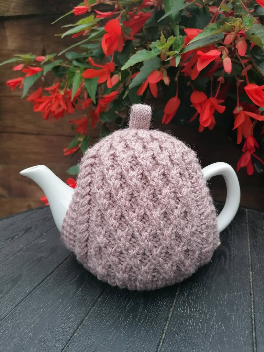 Aran Teapot Cozy / Wool Teapot Cozy / Hand Knitted Tea Cosy - Etsy