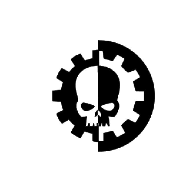 The Cog Of The Mechanicus Warhammer 40k Symbol Vinyl Decal Car | Etsy