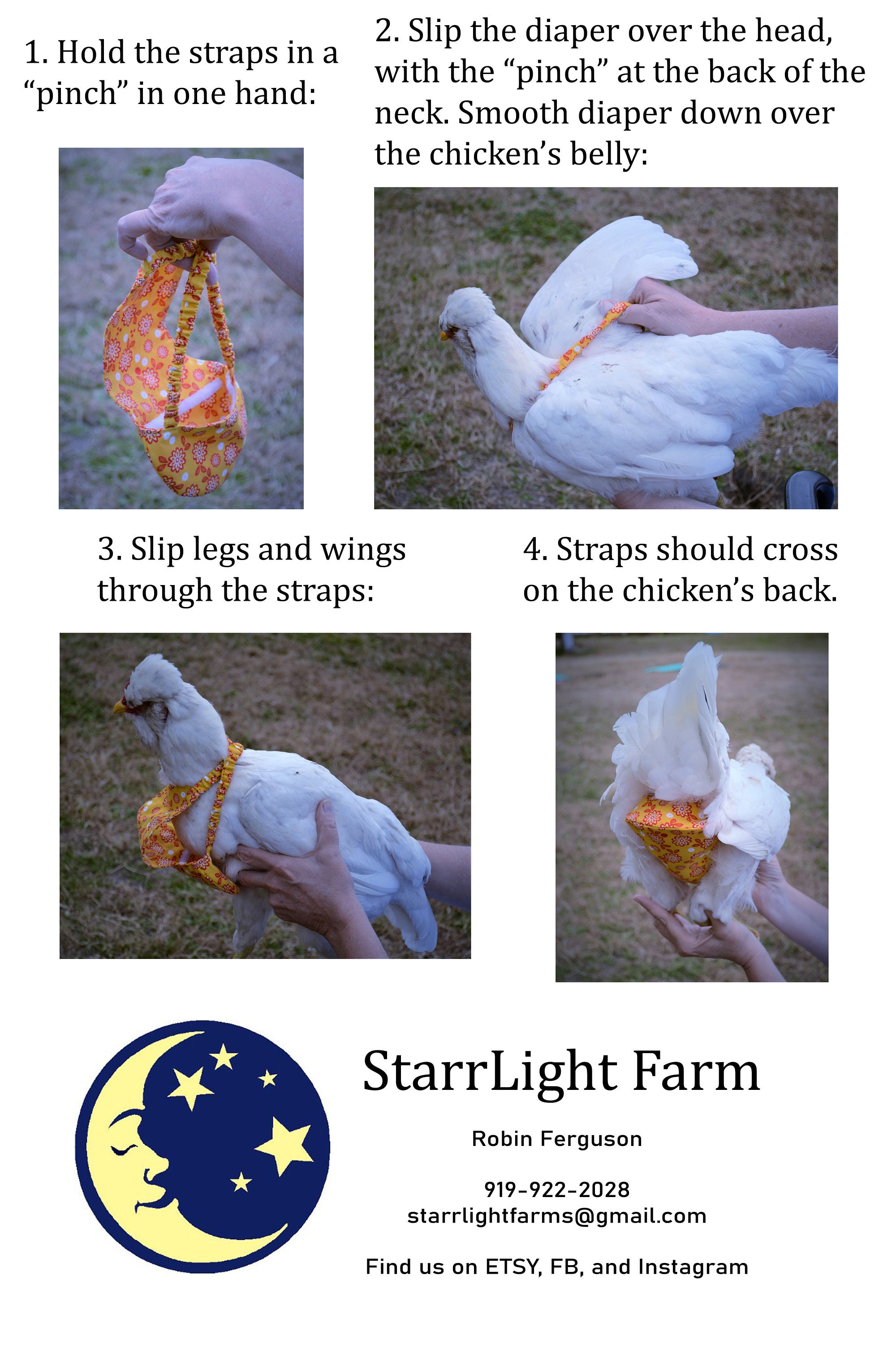 Chicken Diaper With Removeable Liner - Etsy