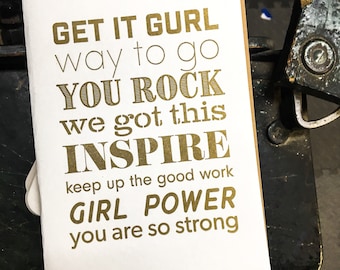 SIX the Musical Girl Power Card - Etsy