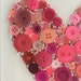 Heart Button Art - Etsy
