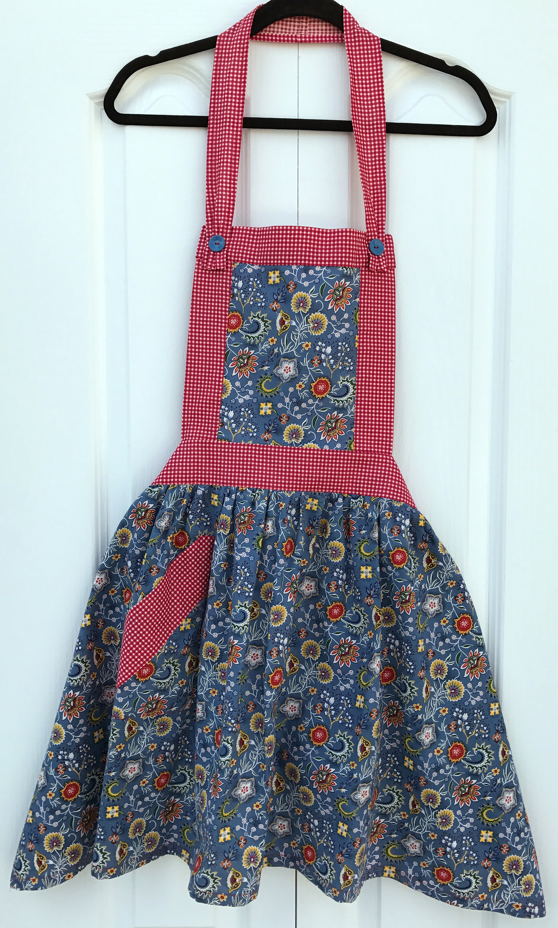 Full Kitchen Apron - Cute Retro Vintage One of a Kind Handmade American ...
