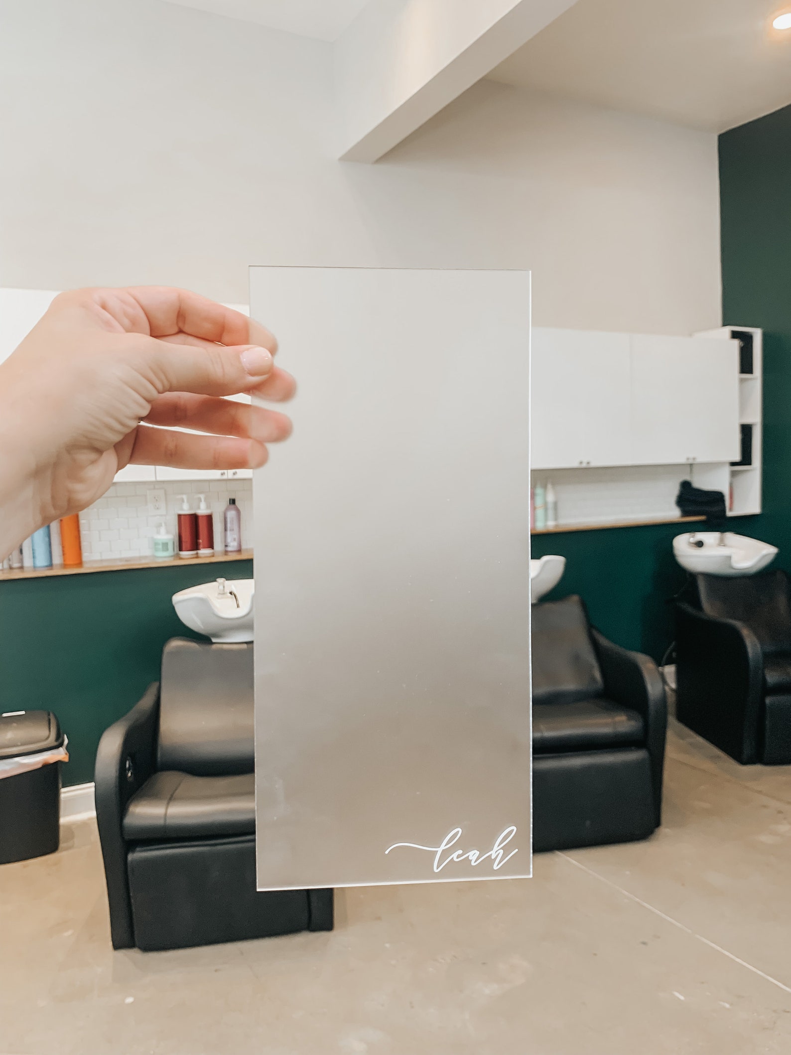 Personalized Balayage Board | Custom Highlight Board | Frosted Acrylic ...