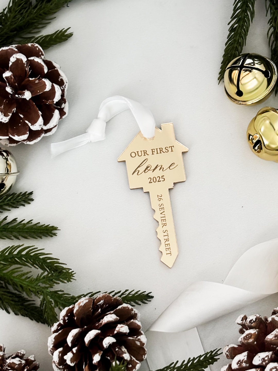 Personalized House Key Ornament: First/new Home Gift - Etsy