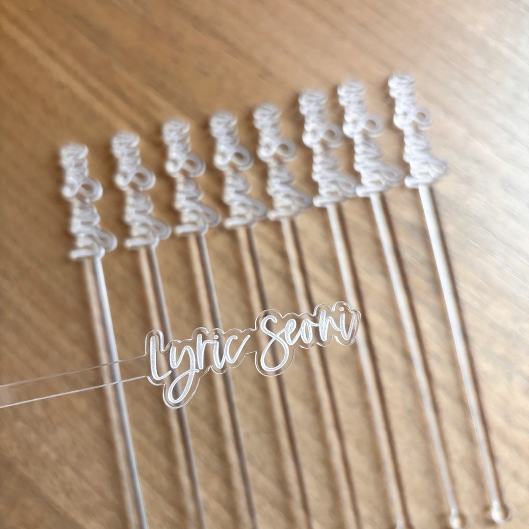 Custom Drink Stir Sticks | Personalized Drink Stirrers | Cocktail Stir ...
