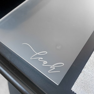 Personalized Balayage Board | Custom Highlight Board | Frosted Acrylic ...