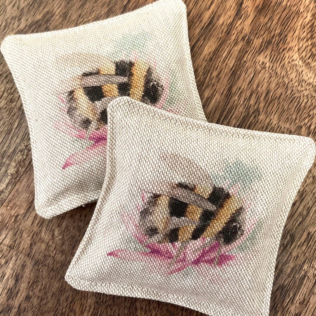 Microwavable Bee Print Fabric Hand Warmers: Reusable, Eco Friendly ...