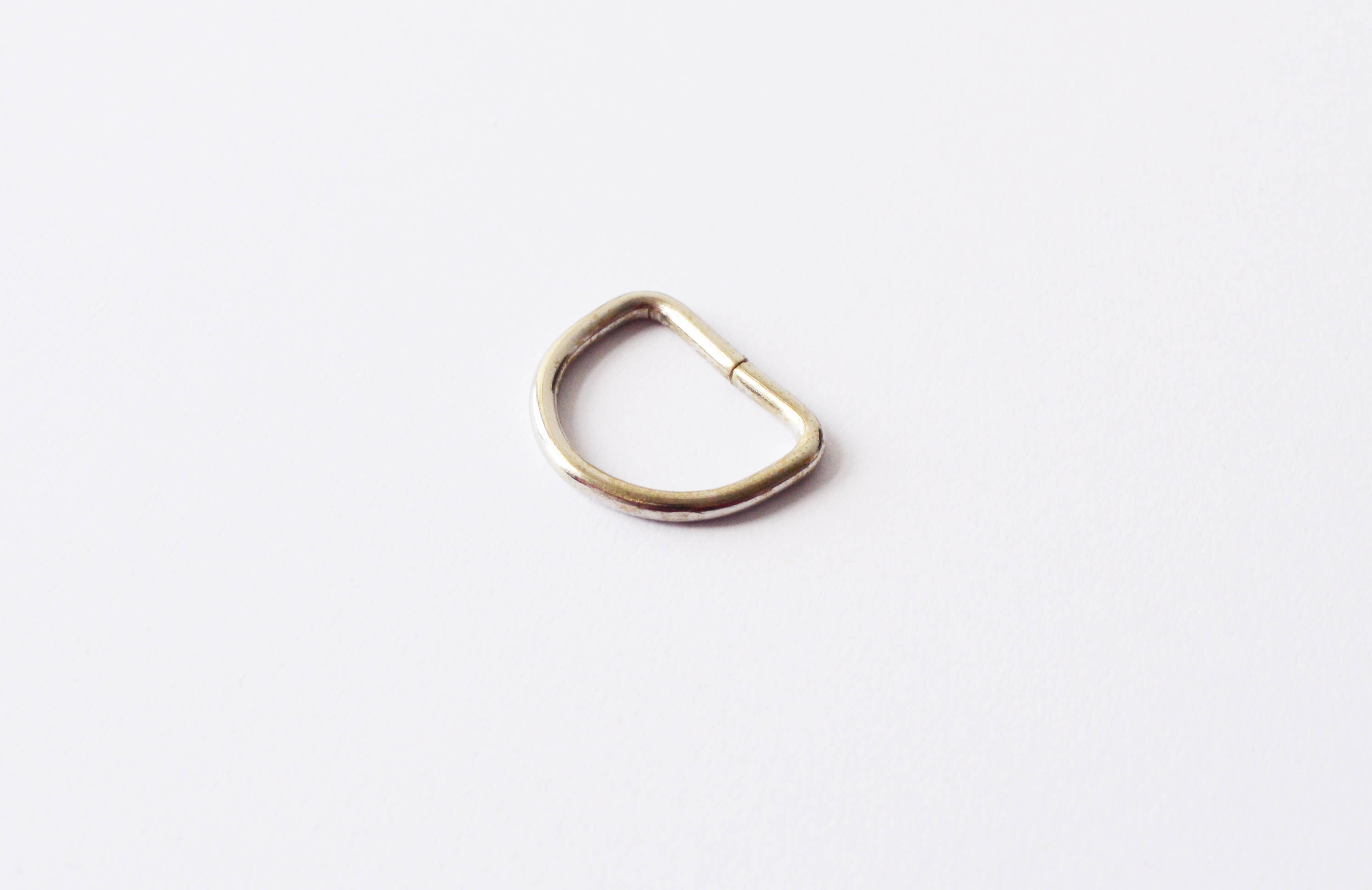 D Ring Loop Ring Webbing 20mm Strapping Leather Bag Craft Metal Nickel ...