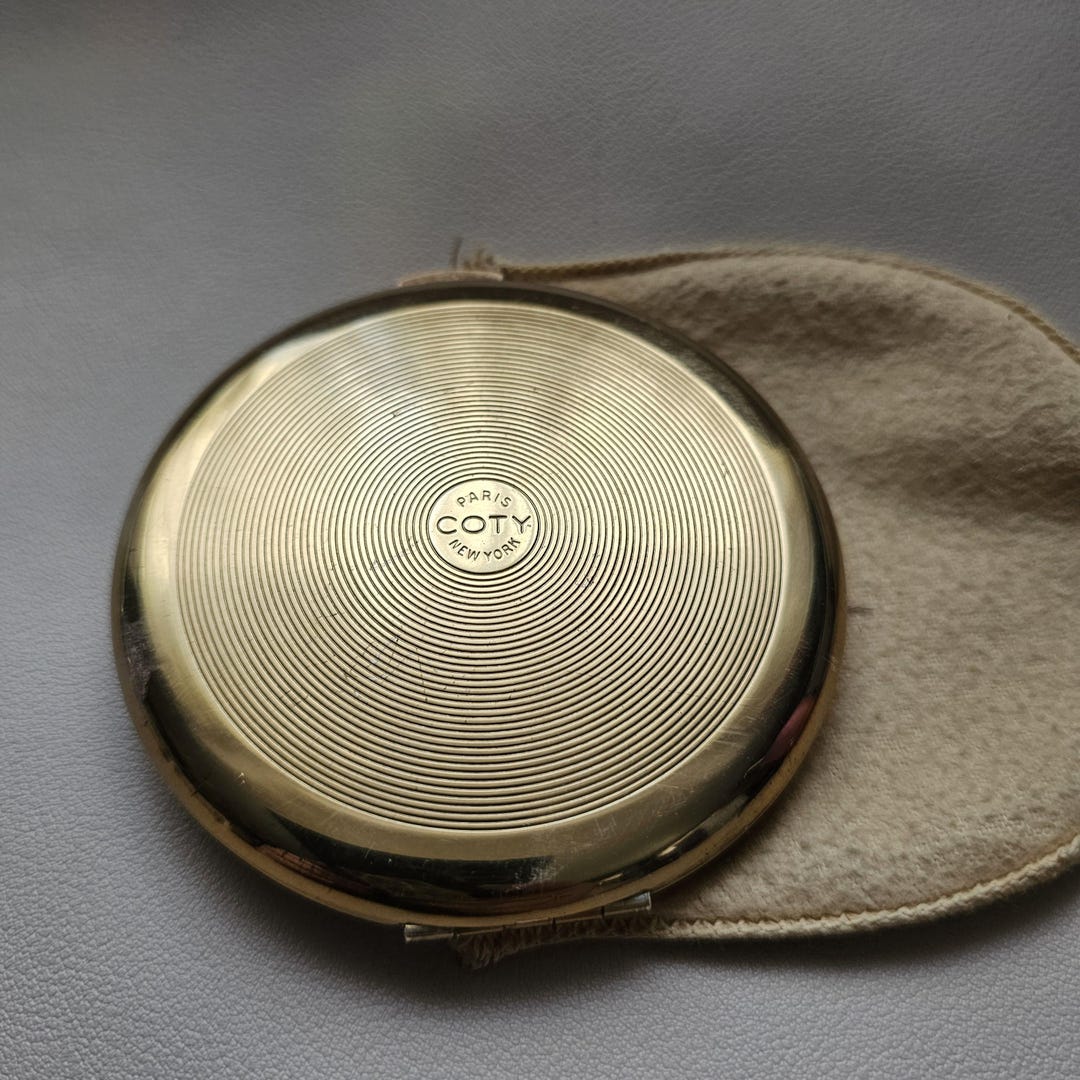 Vintage 1940s Air Spun Coty Powder De Beaute Powder Compact W/ Cover - Etsy