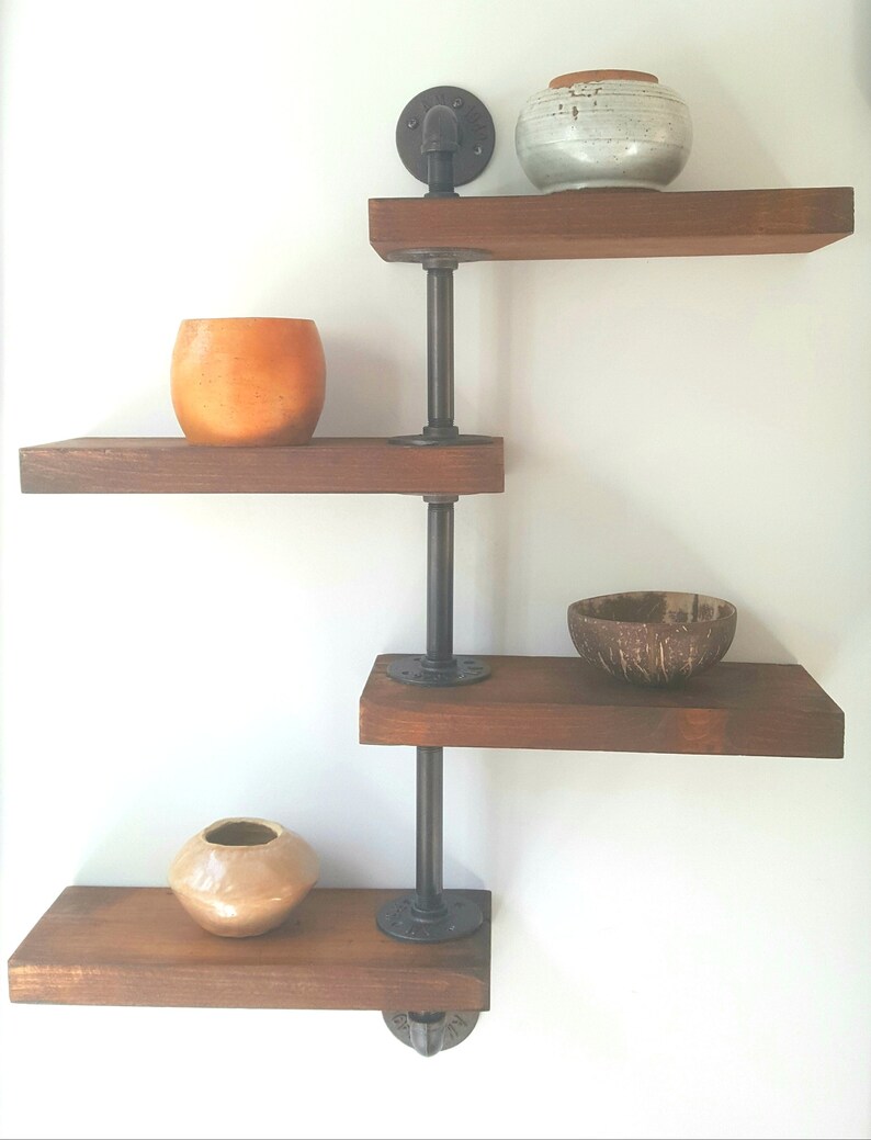 4 Tier Industrial Style Bar Shelf Pipe Bar Shelf Retro Bar - Etsy