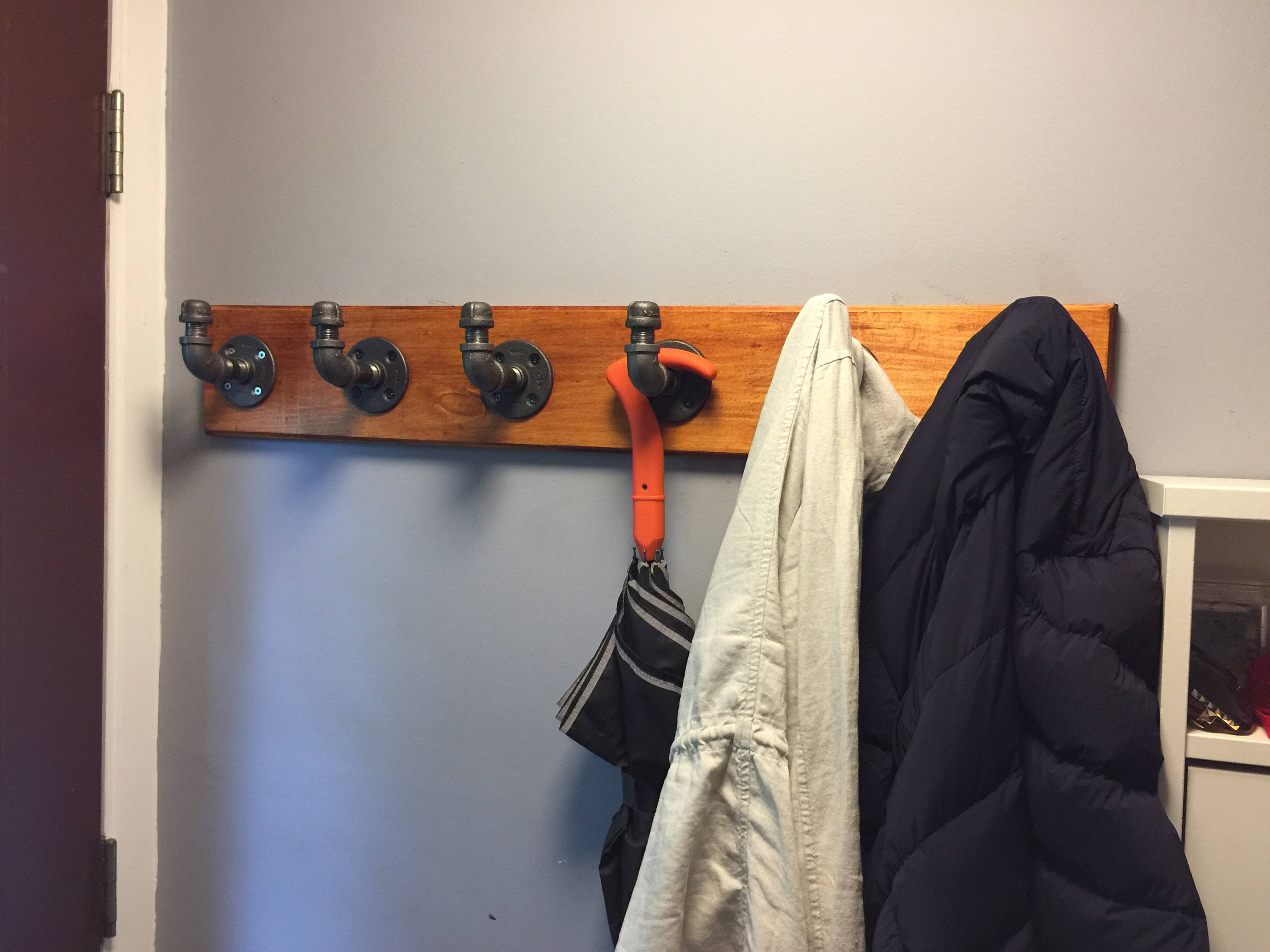 Industrial Look Coat Rack industrial Style Coat Rack - Etsy Canada