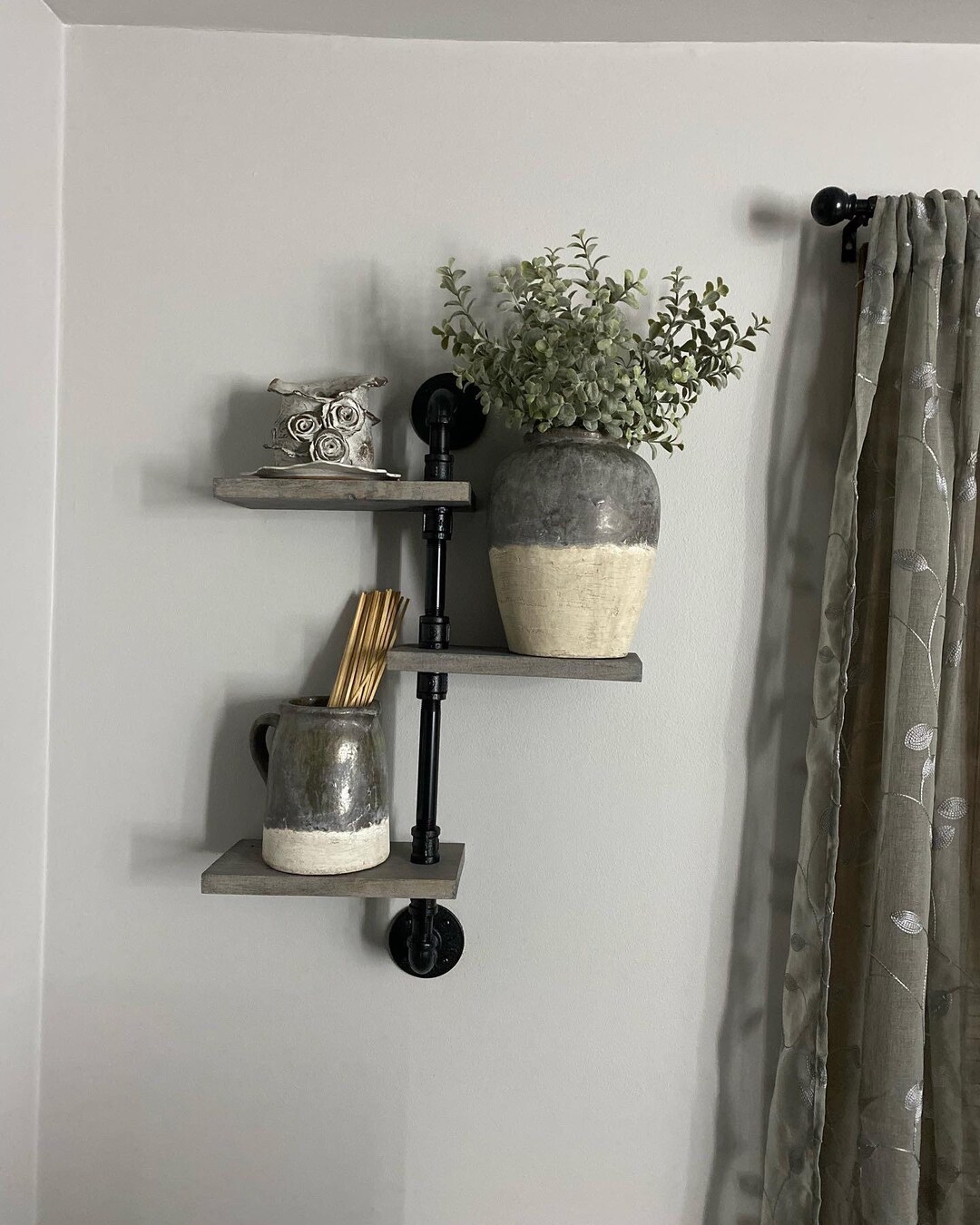 3 Tier Offset Display Shelf - Etsy