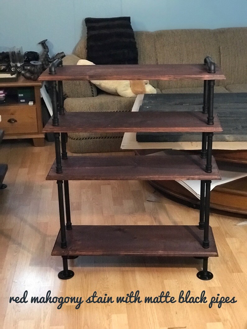 4 Shelf Industrial Style Boot Rack Display Rack Shoe Rack - Etsy