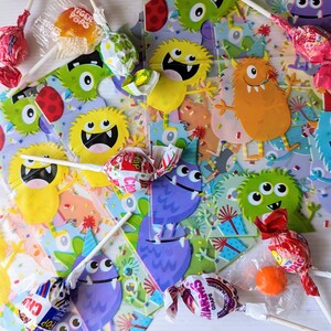 Monster Party Favor Bags, Monster Goodie Bags, Adopt a Monster Birthday ...