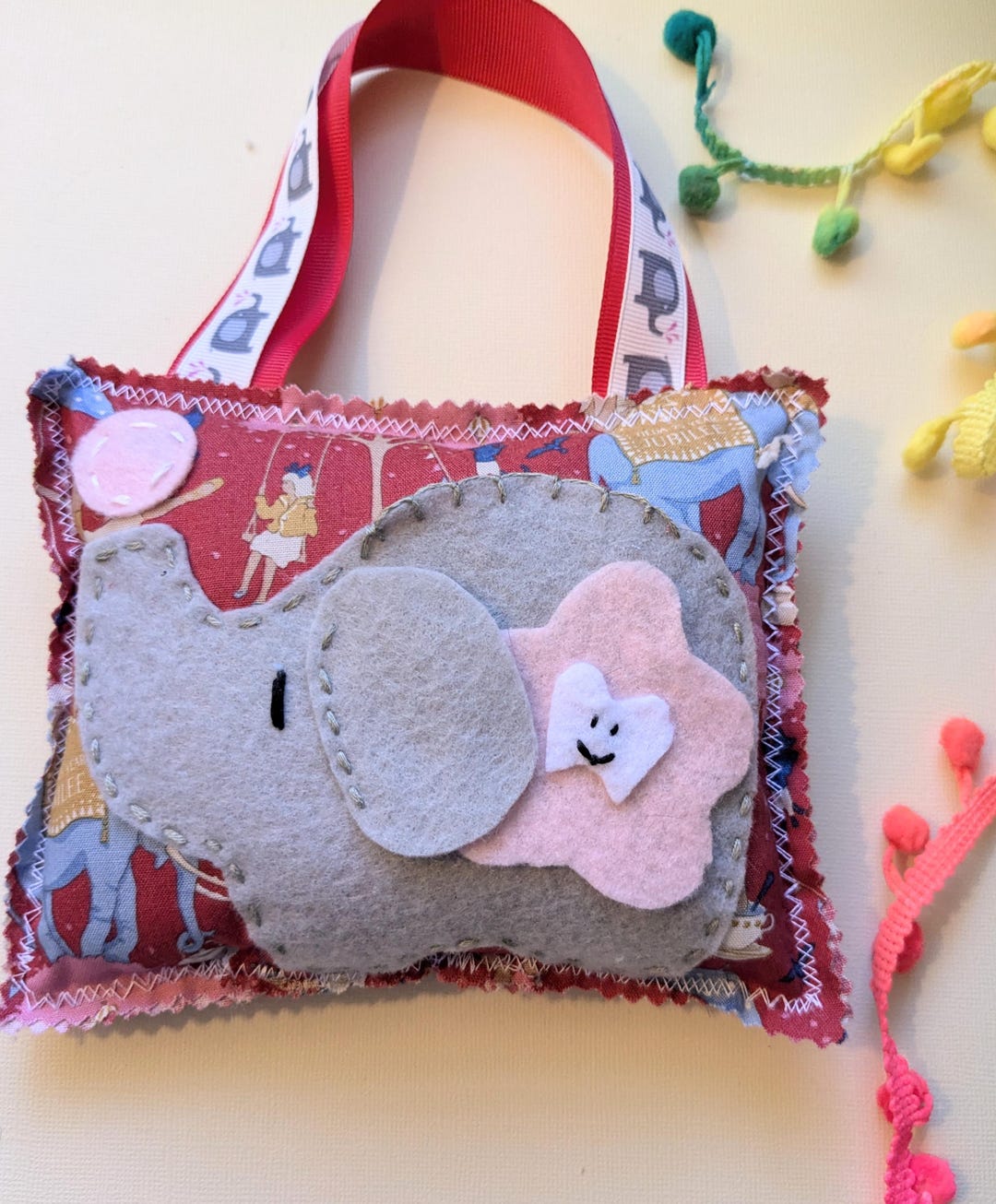 Tooth Fairy Pillow Child's Toothfairy Pillow Boutique Fabric Tooth ...