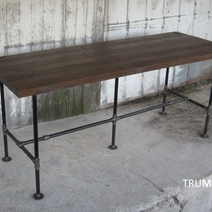 Industrial Bar Table. Pub Table. Pipe Table. Urban Bar Table. Modern ...