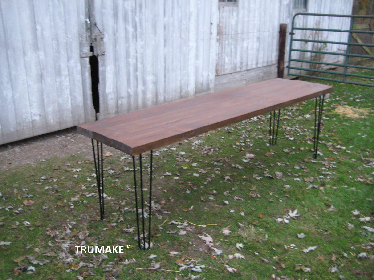Hairpin Leg Desk. Computer Desk. Personal Desk. Mid-century Desk ...