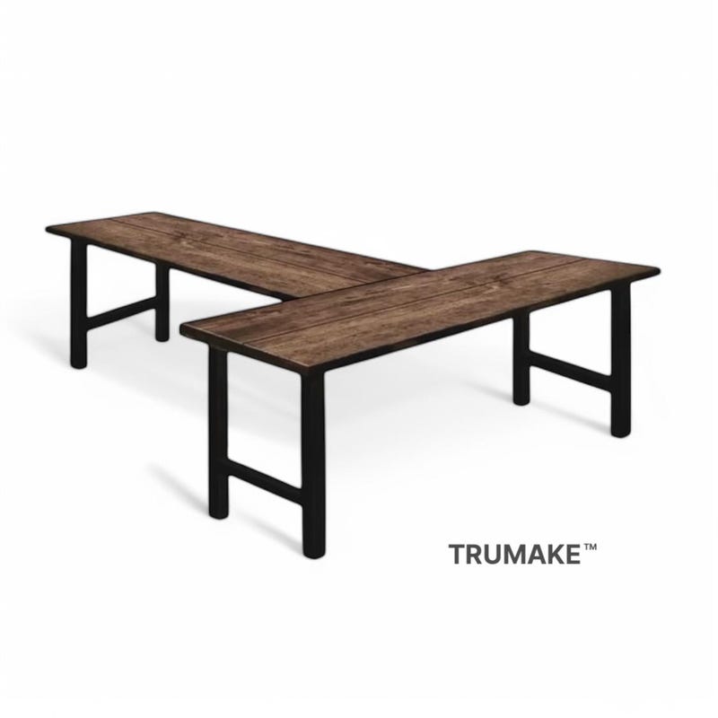 T Shaped Desk - Etsy