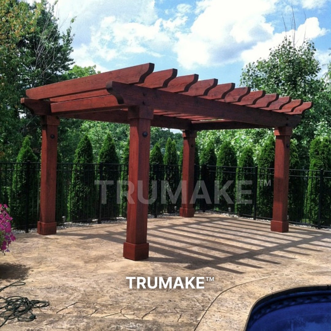 Outdoor Cedar Pergola | Handcrafted From Western Red Cedar | Outdoor ...