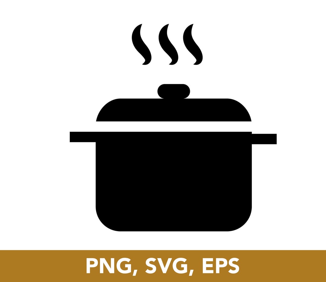 Cooking Pot, Rice Cooker SVG, PNG, EPS, Vector File, Circut File, Clip ...