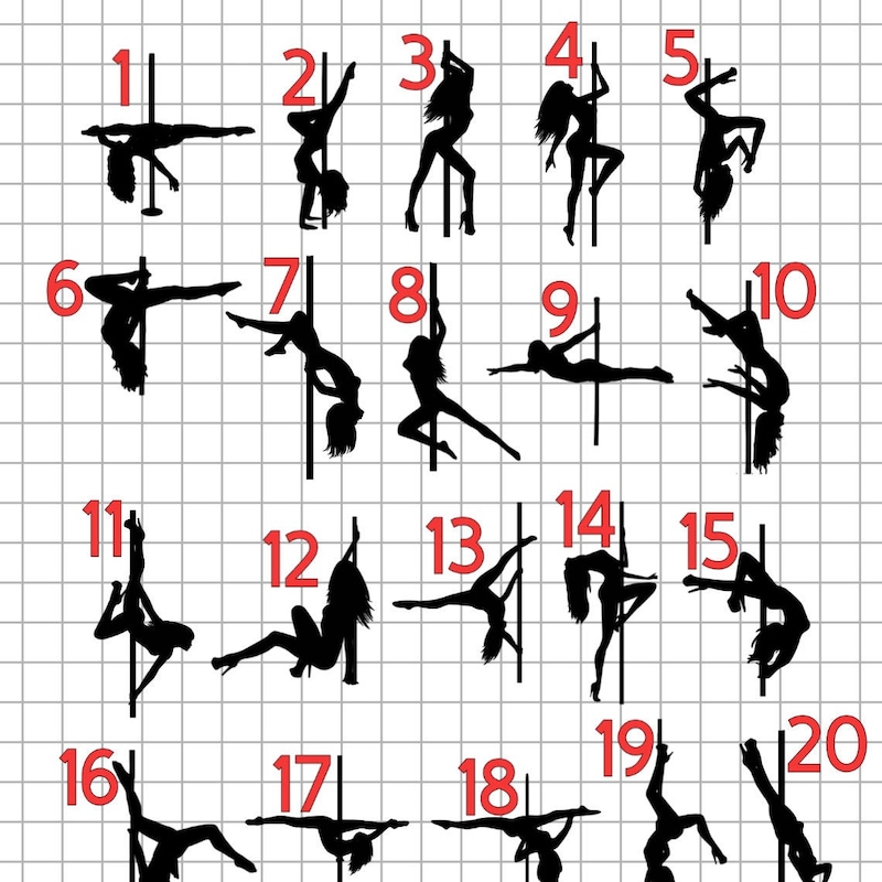 Pole Dancer Decal - Etsy