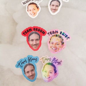 Bachelorette Party Sticker/ Team Bride Team Groom Stickers/ Bachelor ...