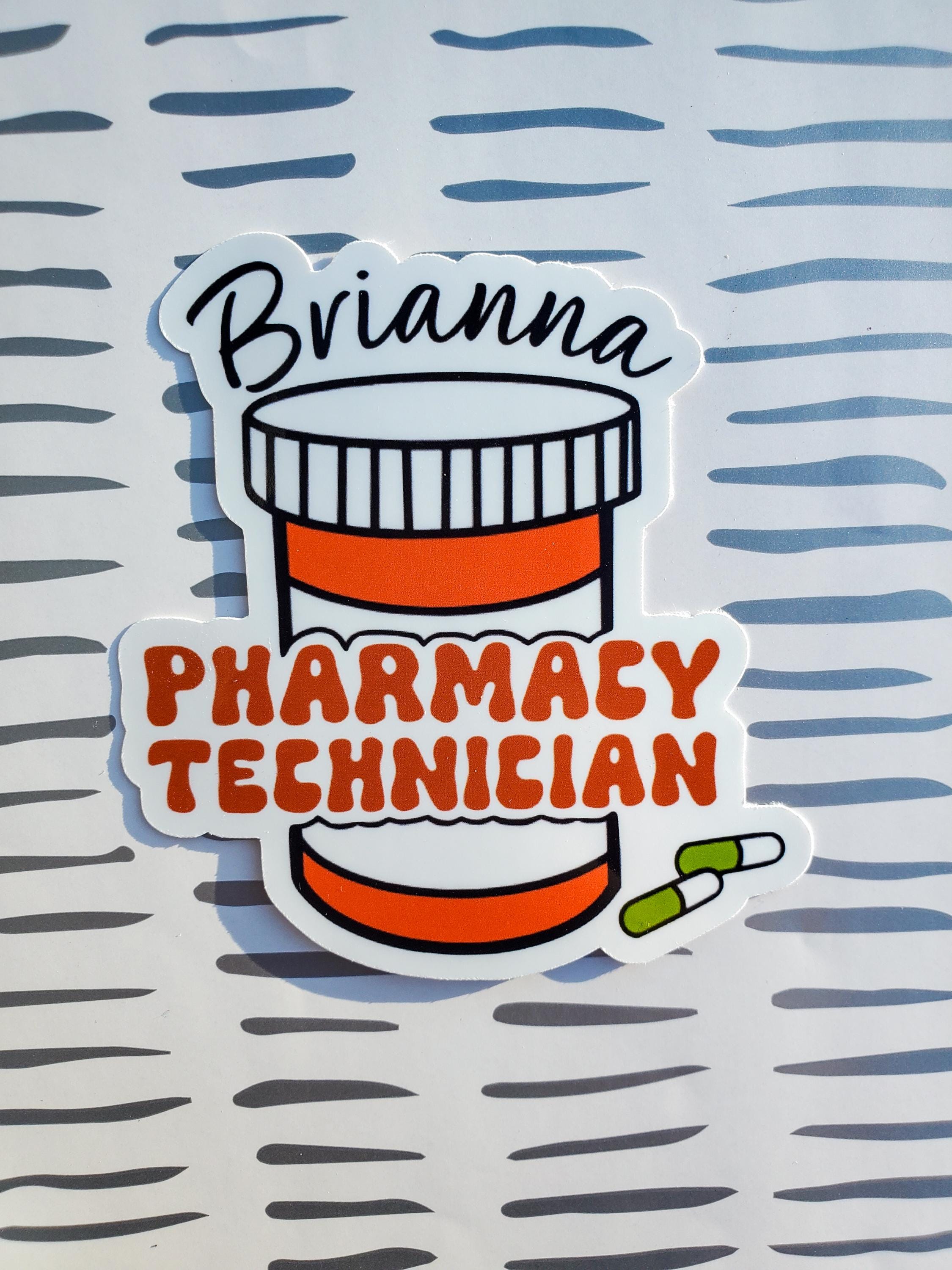 Pharmacy Sticker/ Pharmacy Sticker/ Cute Pharmacist Sticker/ Pharmacist ...
