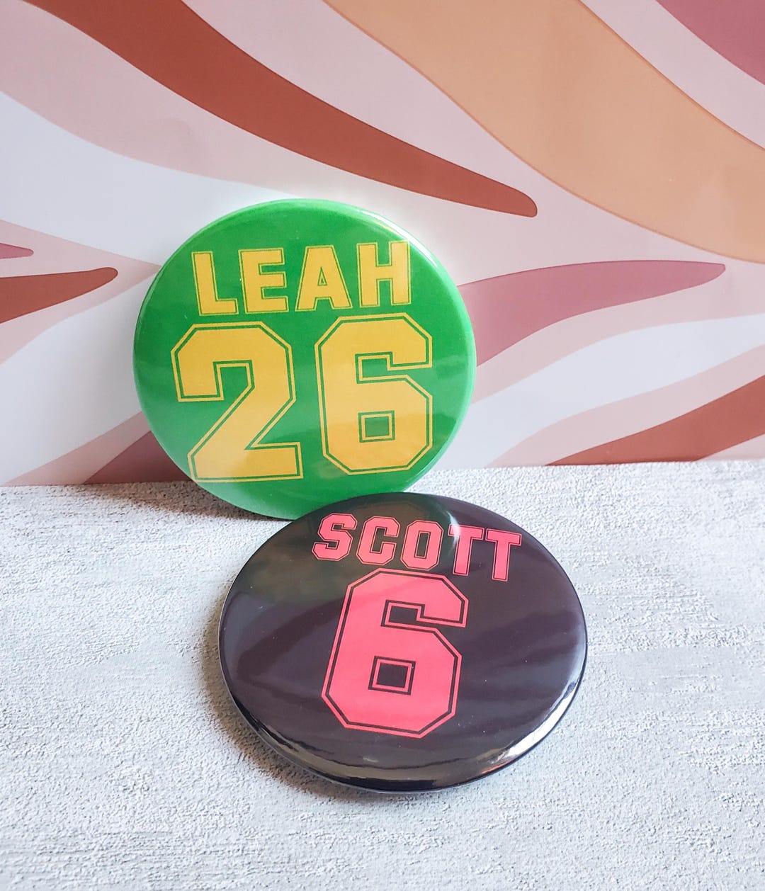 Personalized Sport Button: Senior Night Pin, Custom Team Number - Etsy