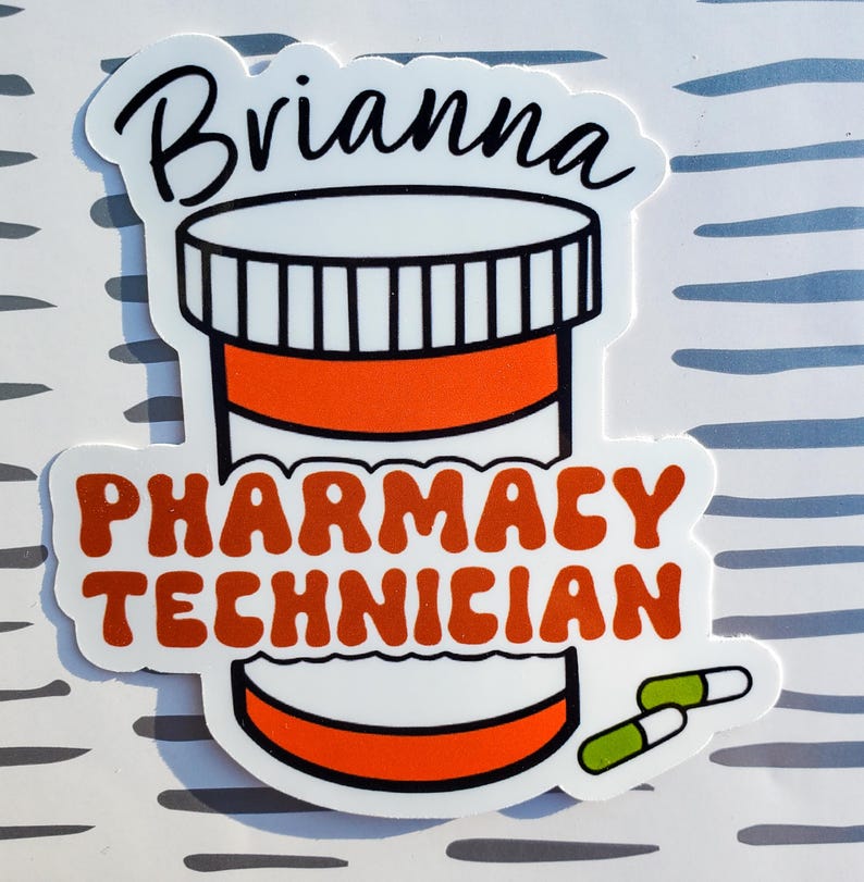Pharmacy Sticker/ Pharmacy Sticker/ Cute Pharmacist Sticker/ Pharmacist ...
