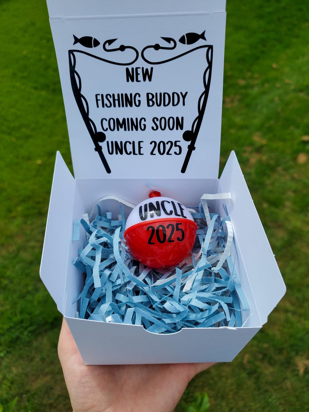 Fishing Bobber Pregnancy Announcement/ Grandpa to Be/ Uncle to Be ...