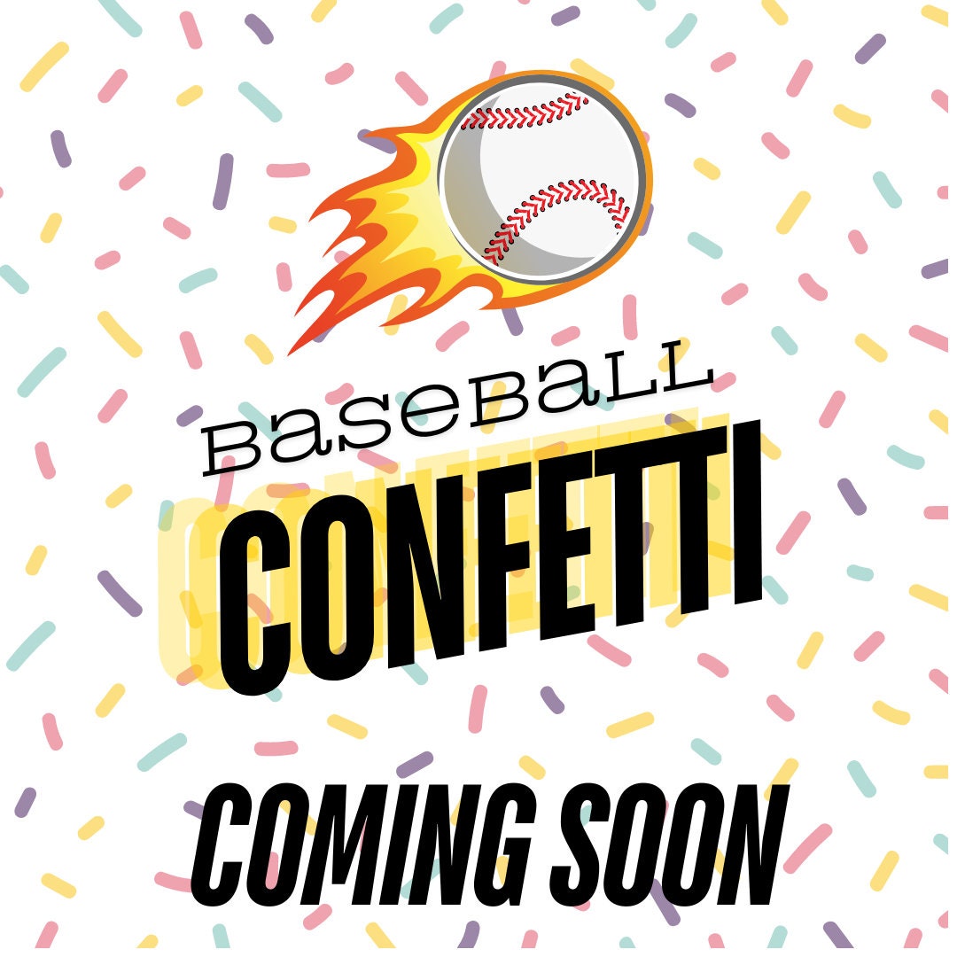 Baseball Glitter Confetti 100 Pieces/ Baseball Confetti/ Baseball ...