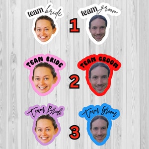 Bachelorette Party Sticker/ Team Bride Team Groom Stickers/ Bachelor ...